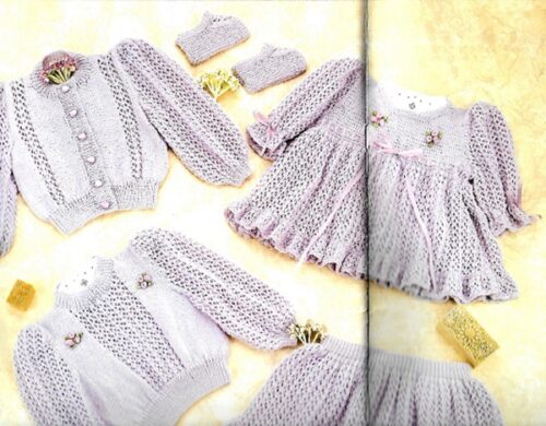 LILAC KNITTING PATTERN | ebabypatterns.com