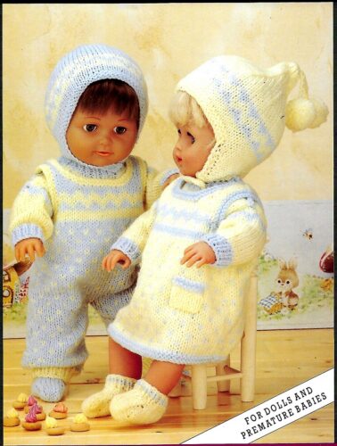 7113 DOLL KNITTING PATTERN | ebabypatterns.com