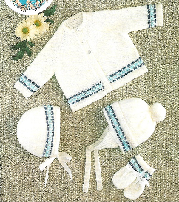 327 VINTAGE KNITTING PATTERN | ebabypatterns.com