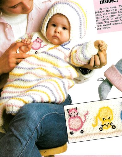 PH20 VINTAGE KNITTING PATTERN | ebabypatterns.com